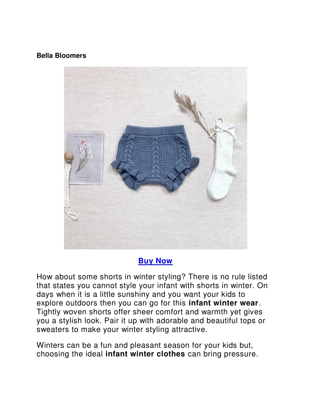 PPT - Cute Winter Wear for Infants and Toddlers - Knitwear Edition ...