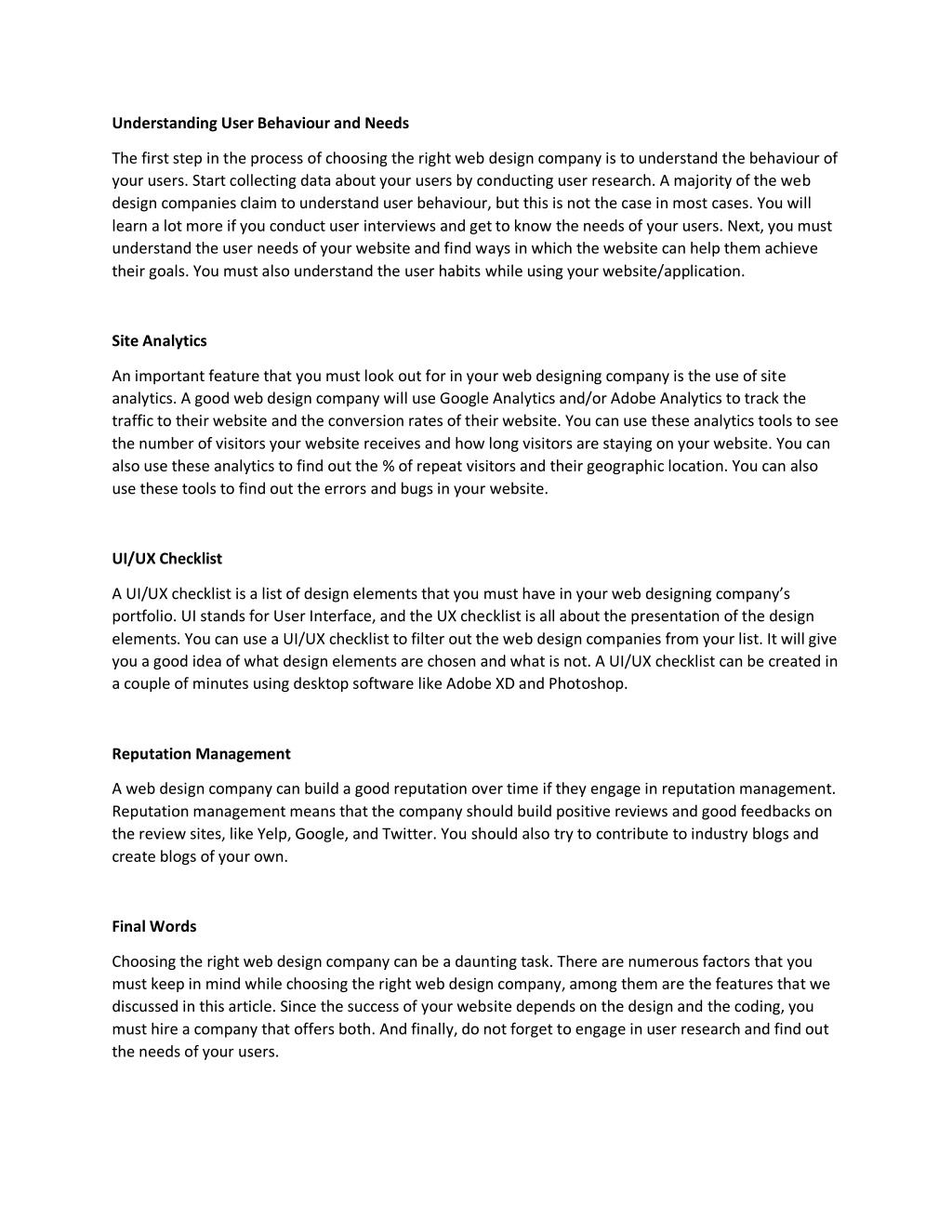 PPT - Are You Looking for the Features of a Good Web Designing Company ...