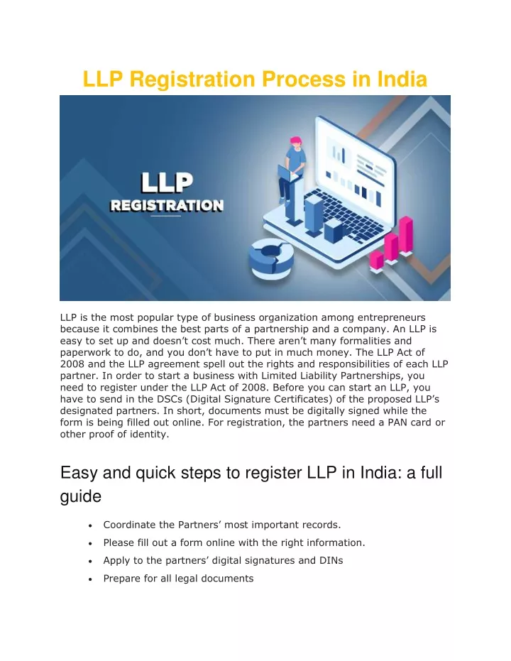 PPT - LLP Registration Process in India PowerPoint Presentation, free ...