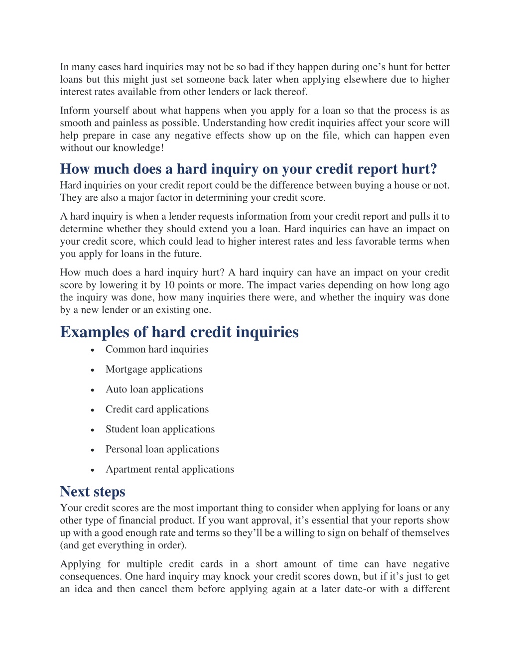 PPT - How Long do Hard Inquiries stay on your credit Report? PowerPoint ...