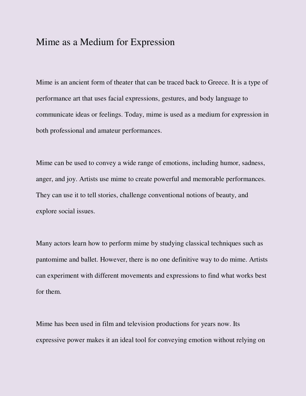 PPT - The Art of Mime by Best Mime Artist Srikanta Bose PowerPoint ...