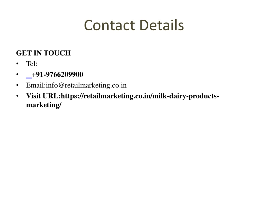 PPT - Best milk & dairy products marketing PowerPoint Presentation - ID ...