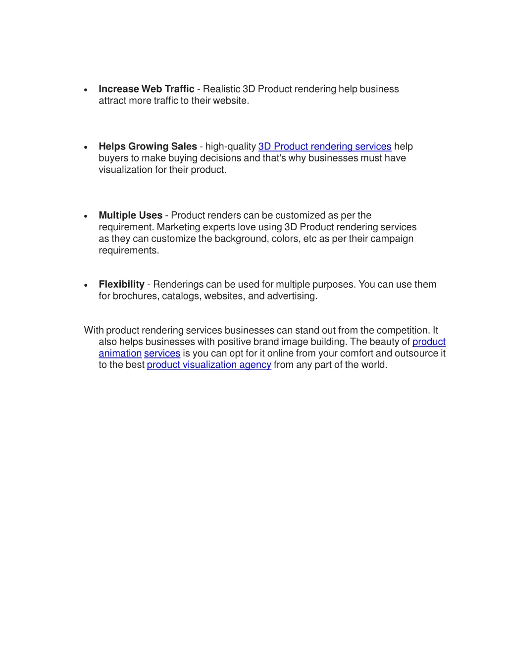 PPT - Importance of Product rendering services for your business ...