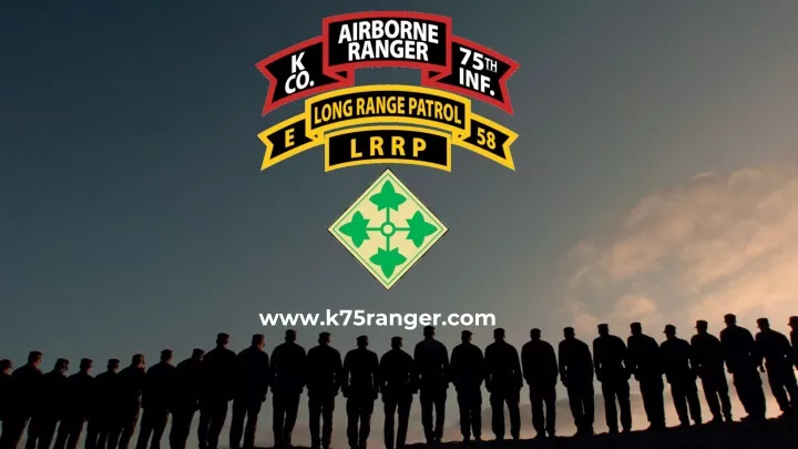 PPT - 75th Infantry Regiment- K75 Ranger PowerPoint Presentation, free ...