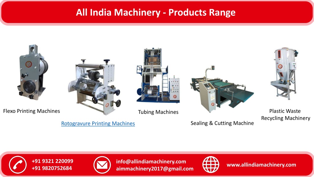 PPT - Leading Manufacturer and Exporter of Blown Film Extruder and ...