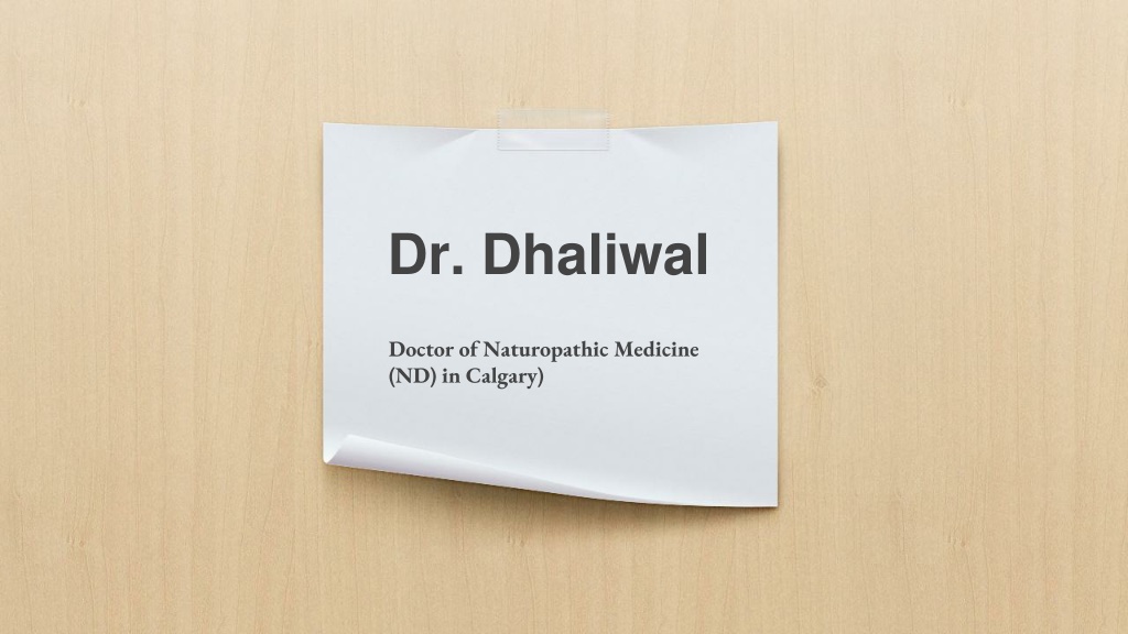 PPT - Best Naturopathic Doctor in Calgary PowerPoint Presentation, free ...