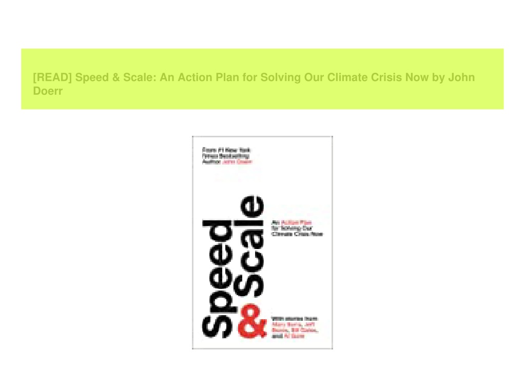 PPT - [READ] Speed & Scale An Action Plan for Solving Our Climate ...