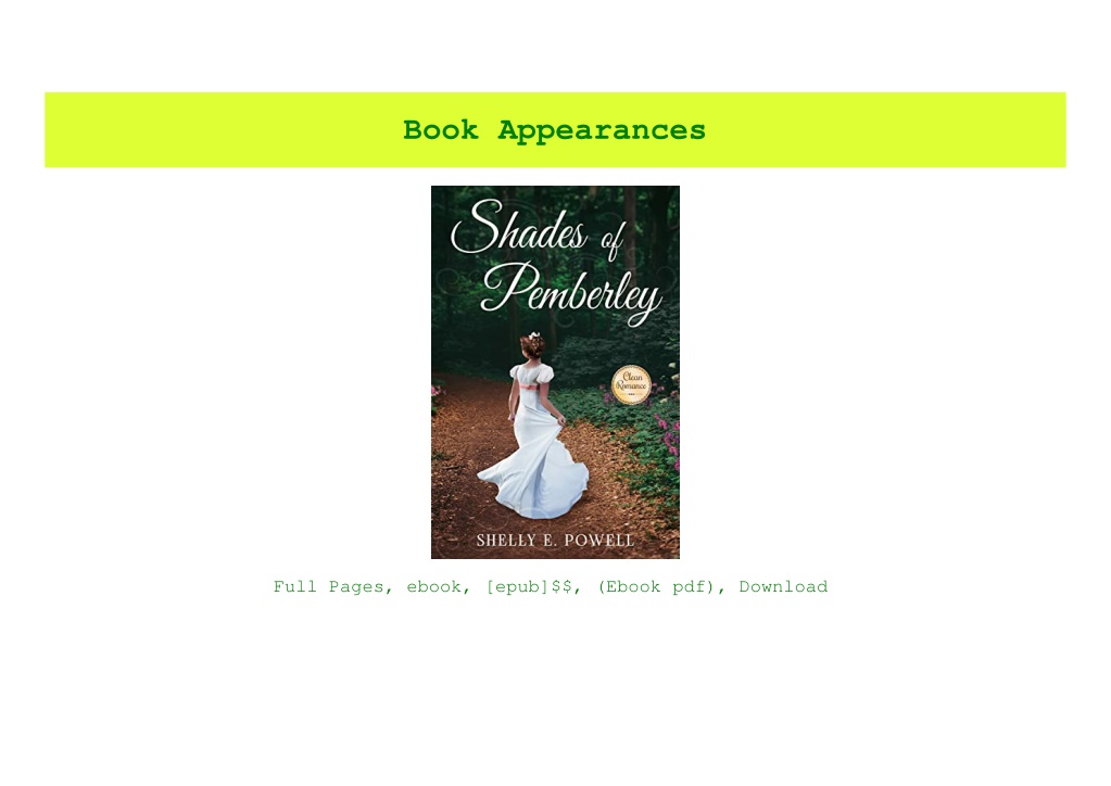 PPT - ^DOWNLOAD-PDF) Shades of Pemberley (Regency Romance) PDF Full ...