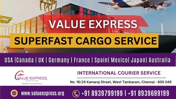 PPT - INTERNATIONAL EXPRESS PARCEL BOOKING SERVICES IN CHENNAI ...