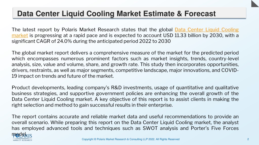 PPT - Data Center Liquid Cooling Market PowerPoint Presentation, free ...