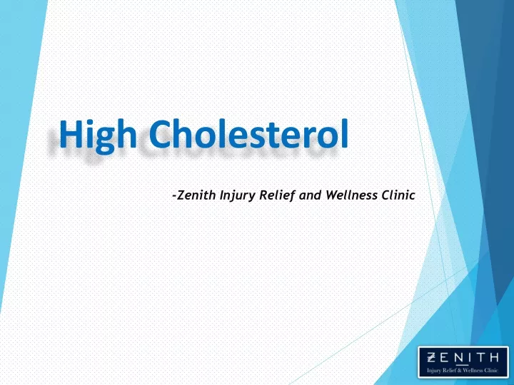 PPT - High Cholesterol - Causes, Symptoms, and Treatment PowerPoint ...