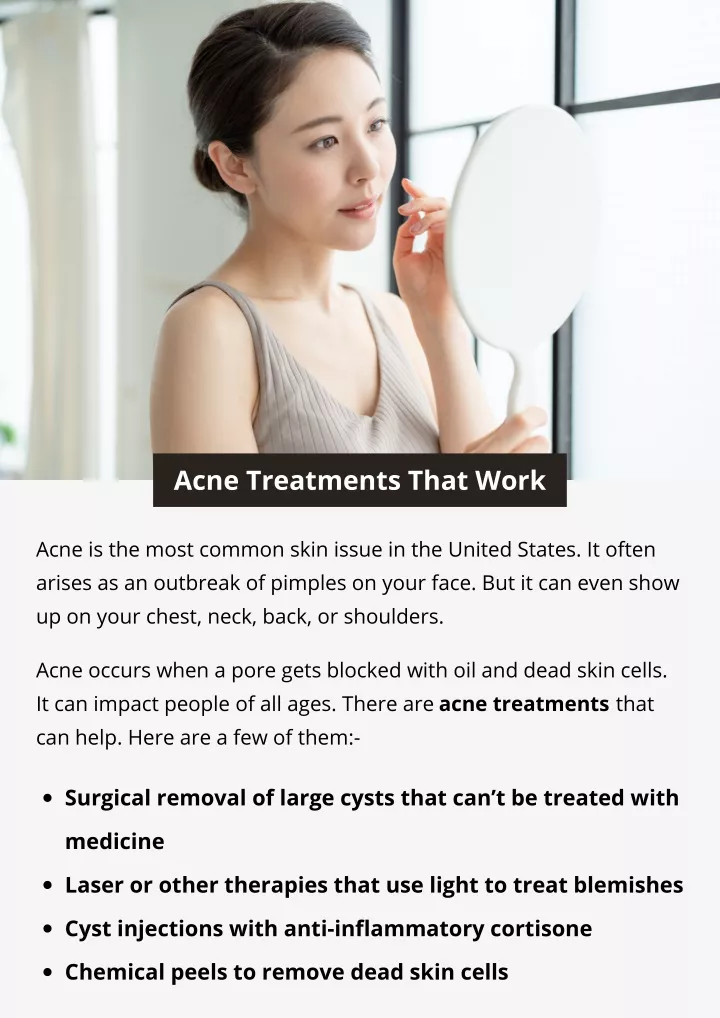 PPT - Acne Treatments That Work PowerPoint Presentation, free download ...