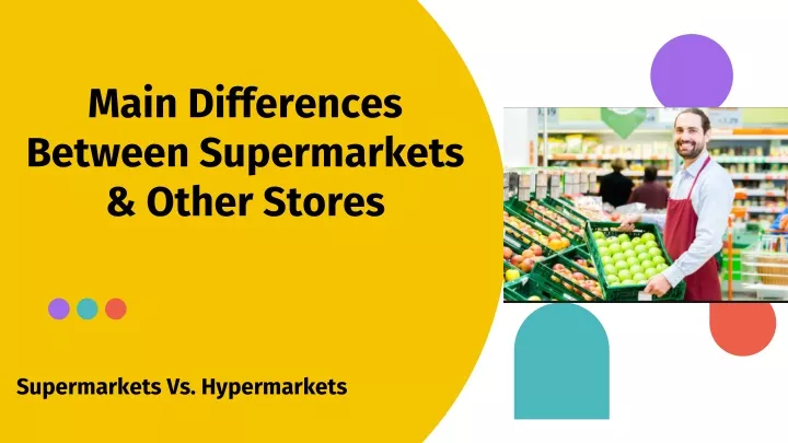 PPT - Main Differences Between Supermarkets and Other Stores PowerPoint ...