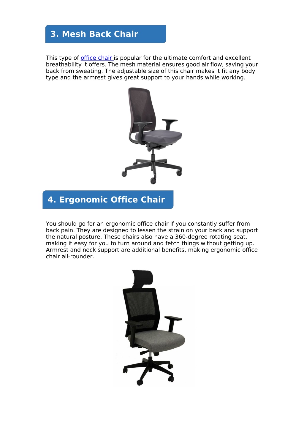 PPT - Top 5 Office Chair Designs for Your Office or Home - Value Office ...