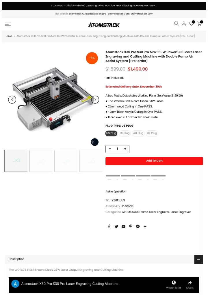 PPT - Atomstack X30 Pro Laser Engraver PowerPoint Presentation, free ...