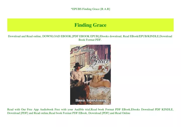 PPT - EPUB$ Finding Grace [R.A.R] PowerPoint Presentation, free download - ID:11795186