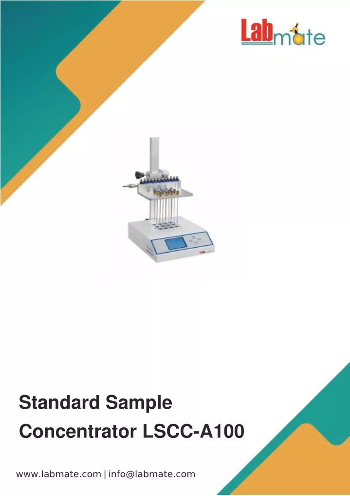 PPT - Standard-Sample-Concentrator PowerPoint Presentation, free ...