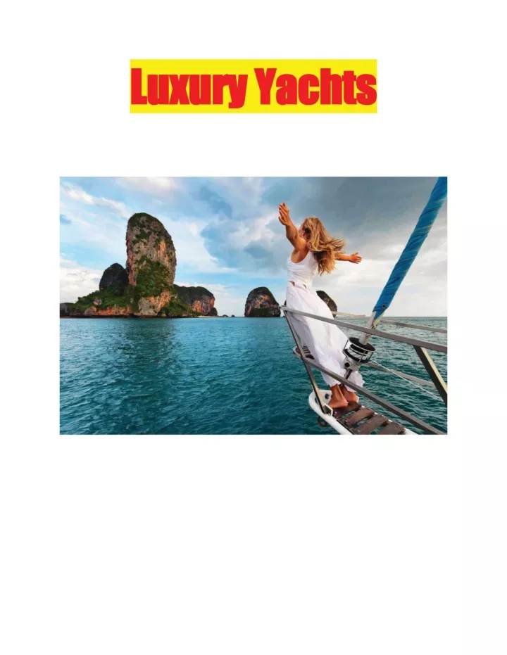 PPT - Luxury Yachts PowerPoint Presentation, free download - ID:11797045