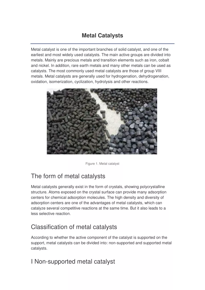 PPT - Metal Catalysts PowerPoint Presentation, free download - ID:11797231