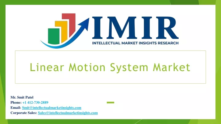 PPT - Linear Motion System Market PowerPoint Presentation, free ...