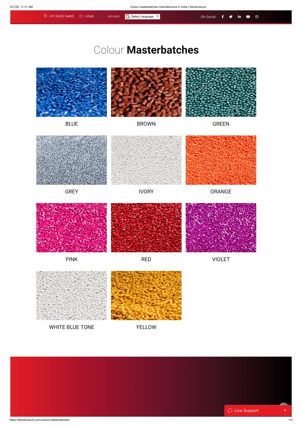 PPT - Top 10 Color Master Batches Exporters in India,Hyderabad ...