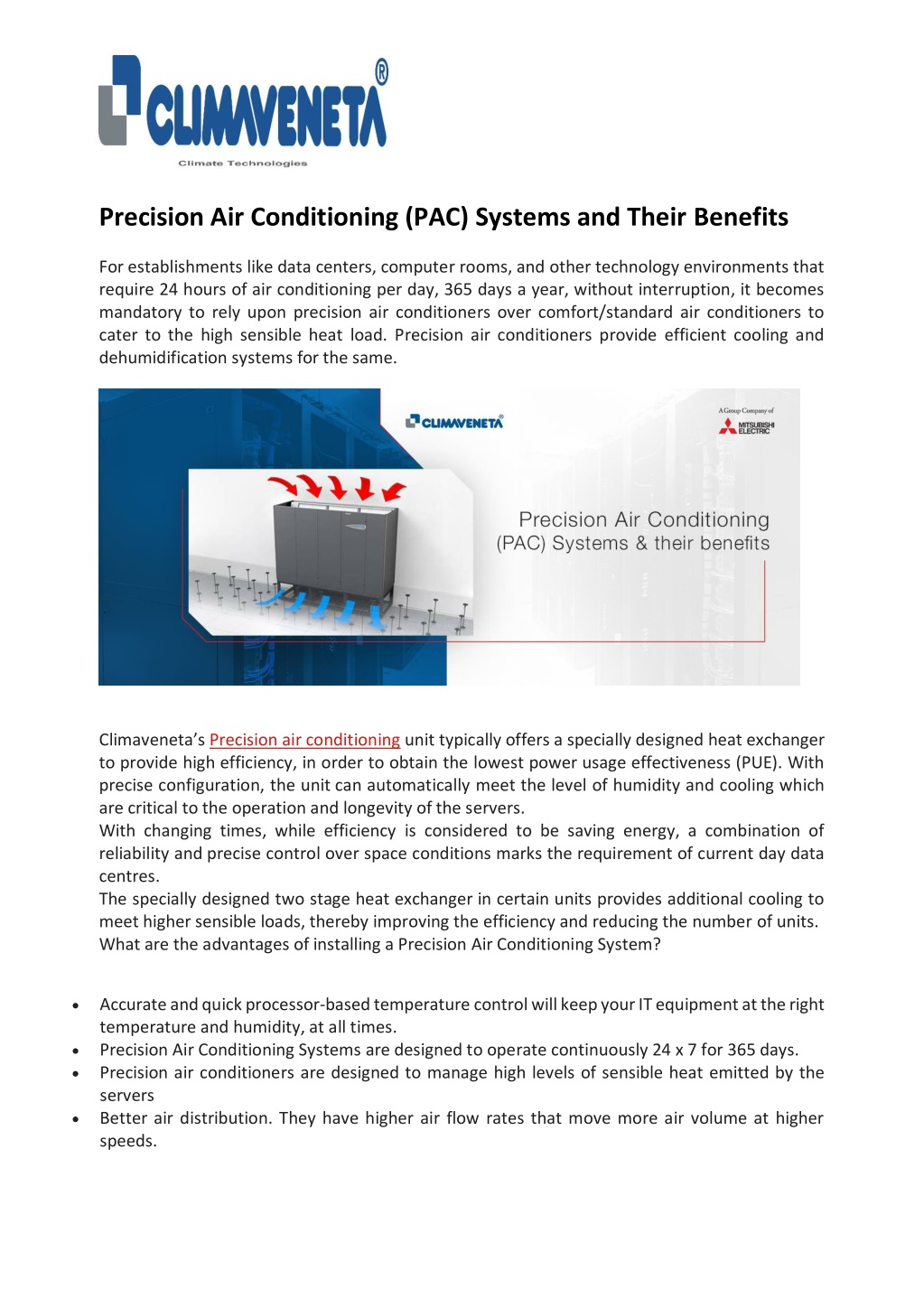 PPT - Precision Air Conditioning (PAC) Systems and Their Benefits ...