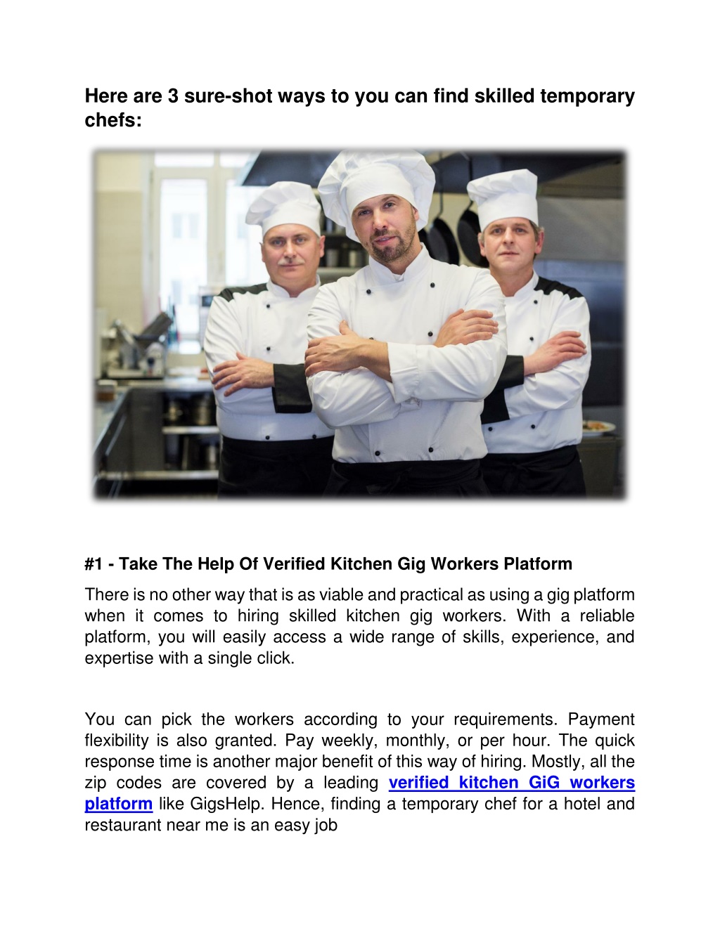 PPT - 3 Sure Shot Methods To Finding a Skilled Temporary Chef For Your ... PPT - 3 Sure Shot Methods To Finding a Skilled Temporary Chef For Your ...