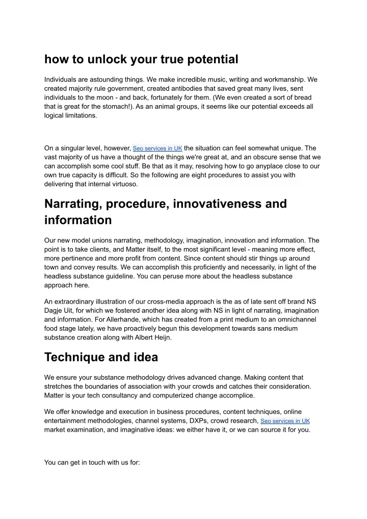 PPT - how to unlock your true potential PowerPoint Presentation, free ...