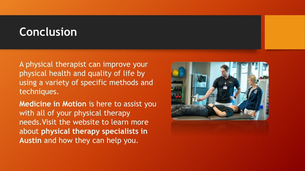 PPT - 5 Reasons to See a Physical Therapist PowerPoint Presentation ...
