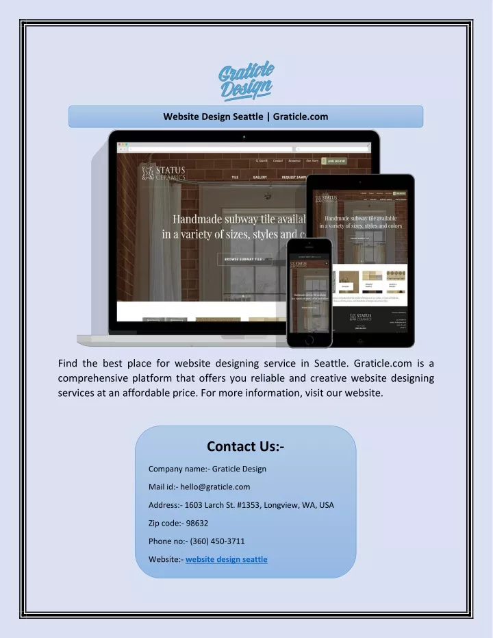 PPT - Website Design Seattle | Graticle.com PowerPoint Presentation ...