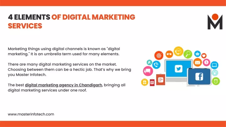 PPT - Elements of Digital Marketing | Master Infotech PowerPoint ...