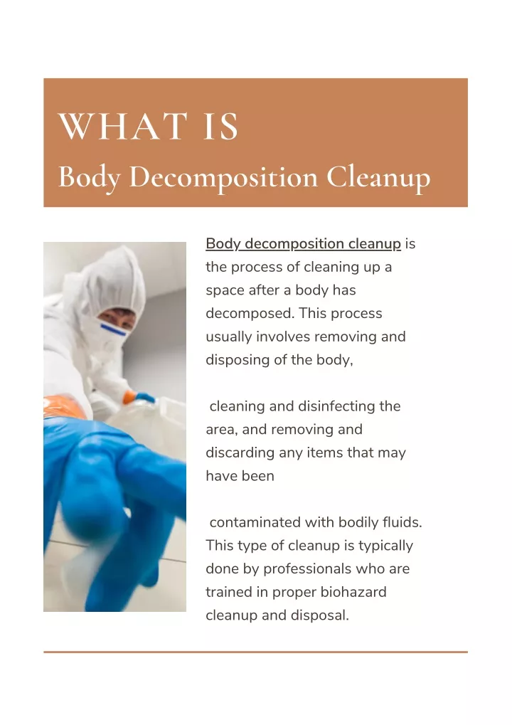 PPT - Professional Service of Body decomposition cleanup PowerPoint ...