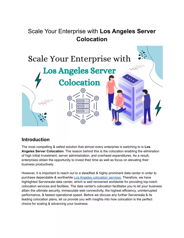PPT - Scale Your Enterprise with Los Angeles Server Colocation PowerPoint Presentation - ID:11803205