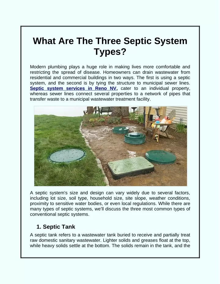 PPT - What Are The Three Septic System Types? PowerPoint Presentation ...