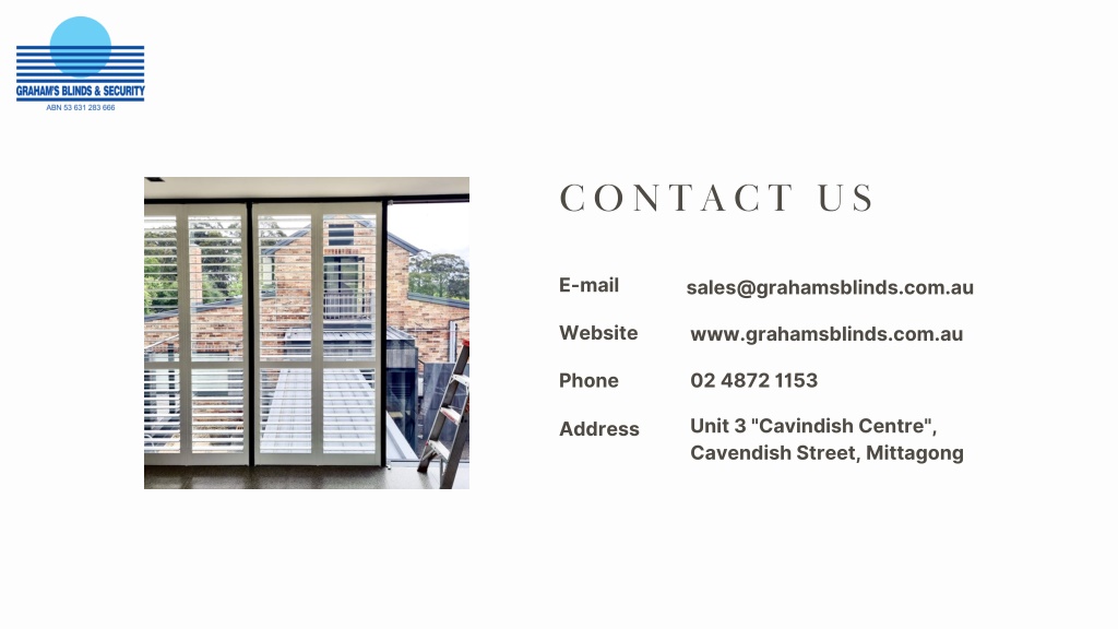 PPT - Exterior Shutters in South Coast | Graham’s Blinds PowerPoint ...