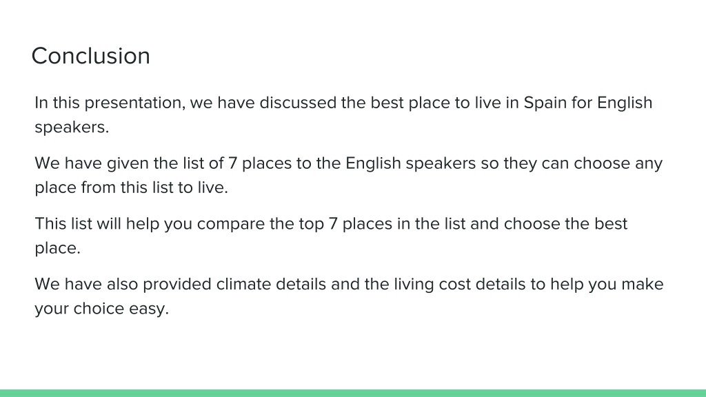 PPT - The Best Place To Live In Spain For English Speakers In 2023 ...