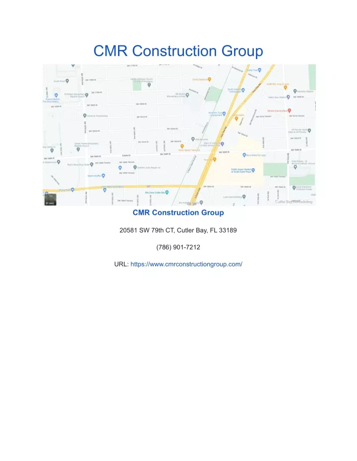 PPT - CMR Construction Group PowerPoint Presentation, free download ...
