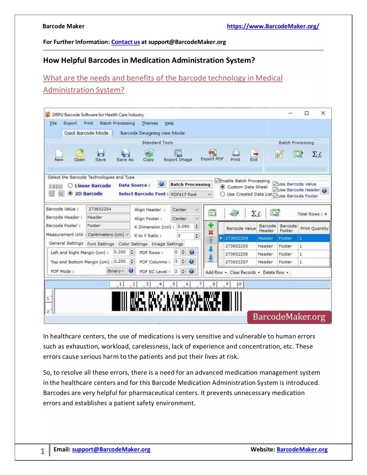 PPT - How Helpful Barcodes in Medication Administration System ...