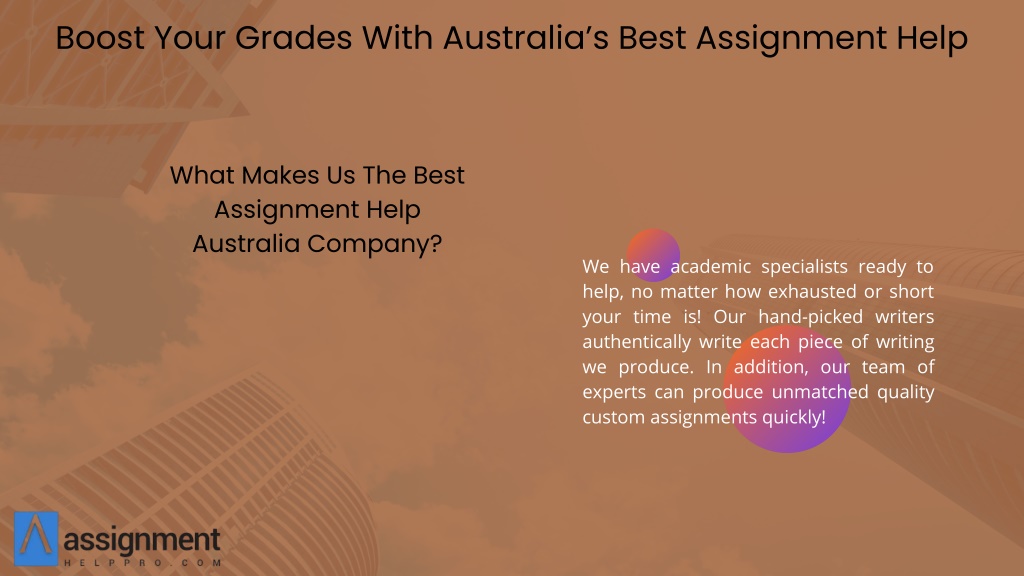 PPT - Boost Your Grades With Australia’s Best Assignment Help ... PPT - Boost Your Grades With Australia’s Best Assignment Help ...