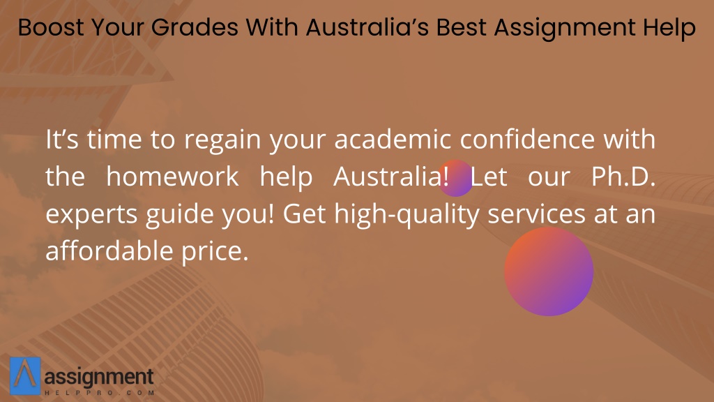 PPT - Boost Your Grades With Australia’s Best Assignment Help ... PPT - Boost Your Grades With Australia’s Best Assignment Help ...