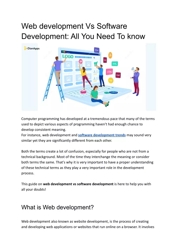 PPT - Web development Vs Software Development_ All You Need To know PowerPoint Presentation - ID ...