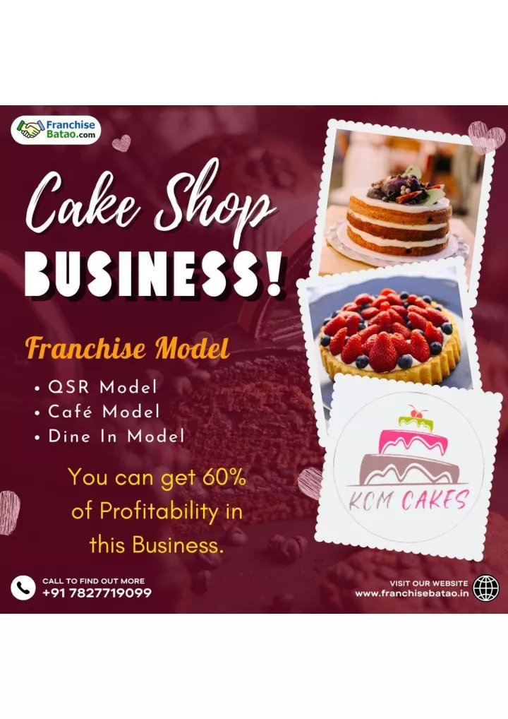 PPT - Kcm cakes franchise business PowerPoint Presentation, free ...