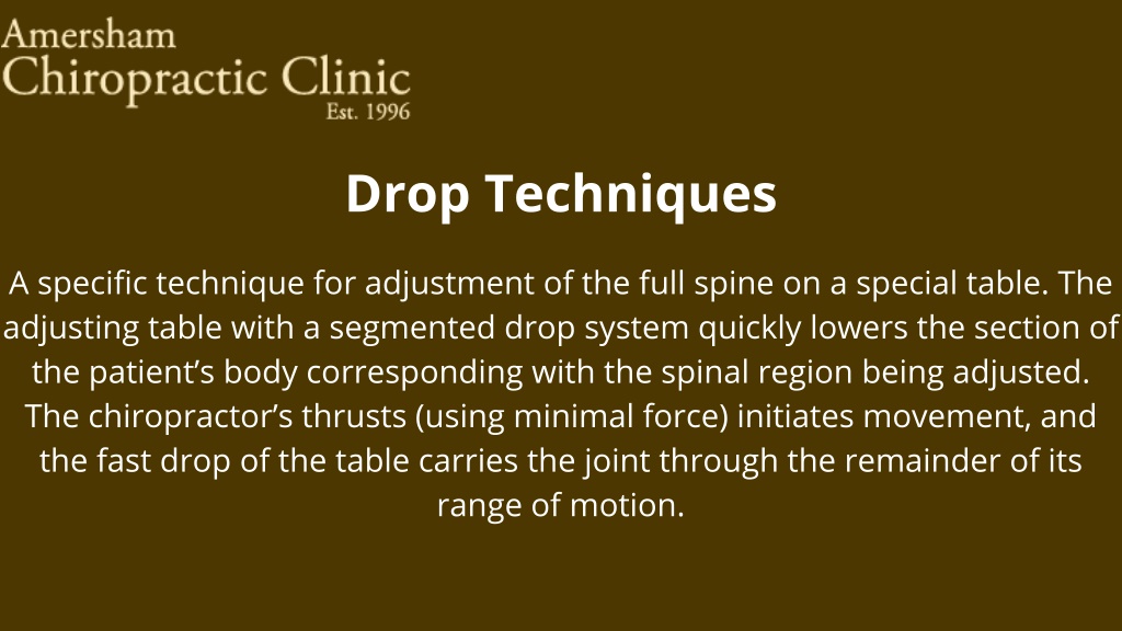 PPT - Chiropractic for Low Back Pain Common Treatments Used PowerPoint ...