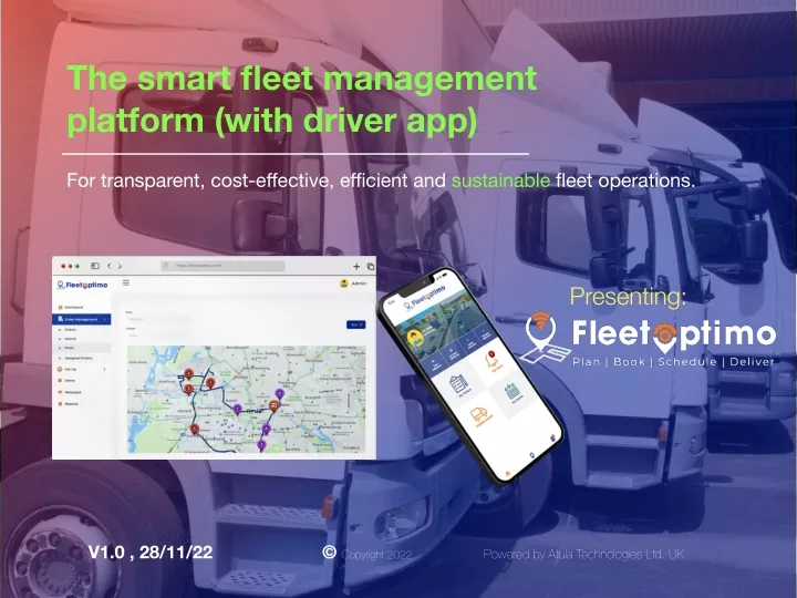 PPT - Fleetoptimo™ - Your Complete Fleet Management Software PowerPoint ...