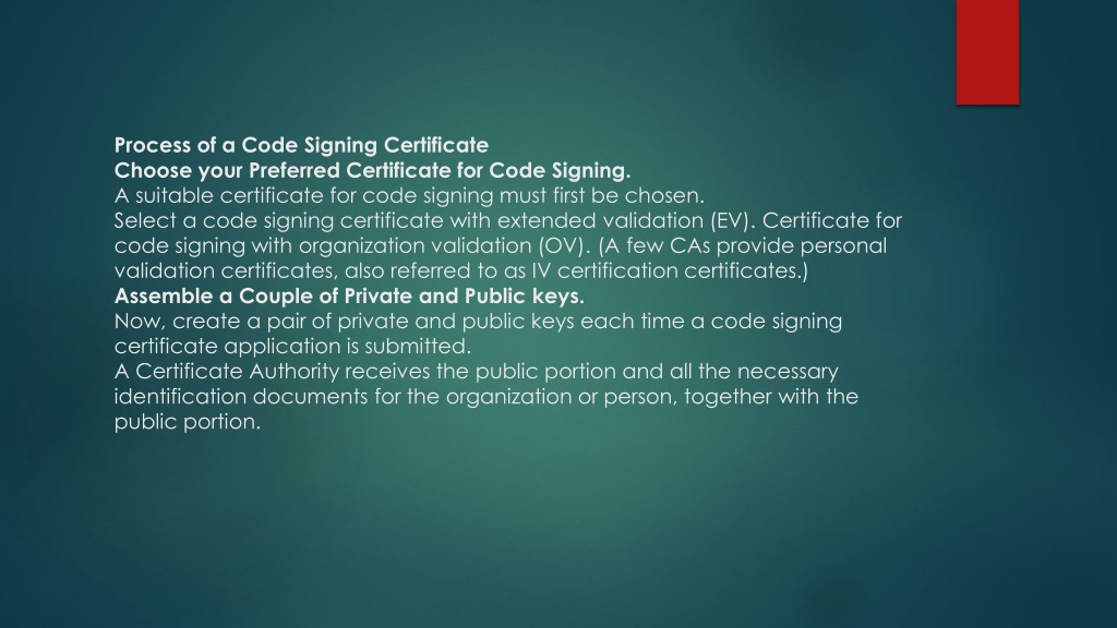 PPT - What is Code Signing Certificate PowerPoint Presentation, free ...