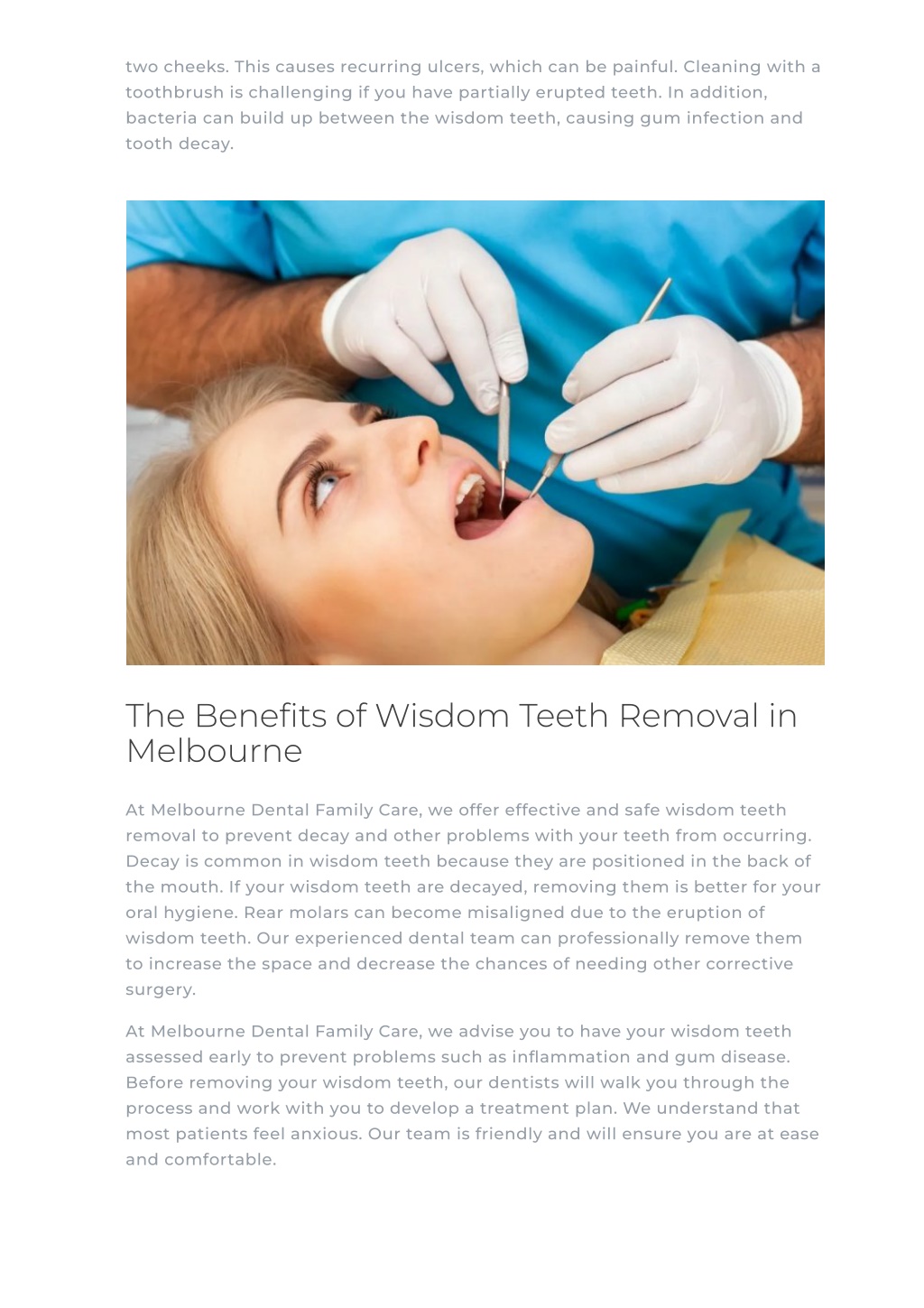 PPT - Wisdom Teeth Removal Melbourne PowerPoint Presentation, free ...