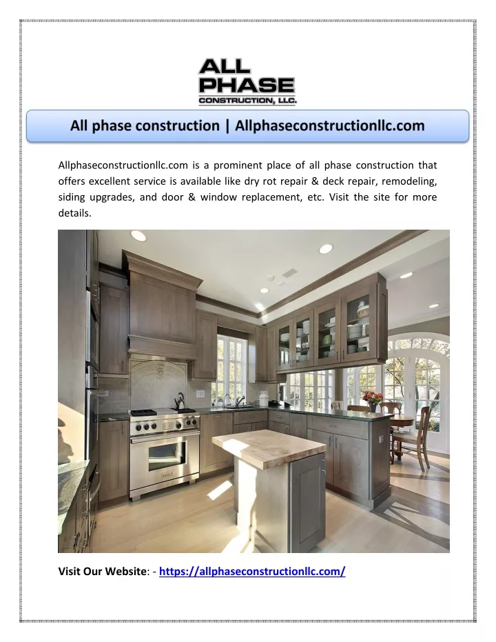 PPT - All phase construction | Allphaseconstructionllc.com PowerPoint ...
