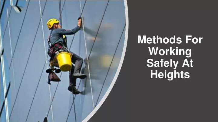 PPT - Methods FoWork Safely at Heights Course | Height Safer Working ...