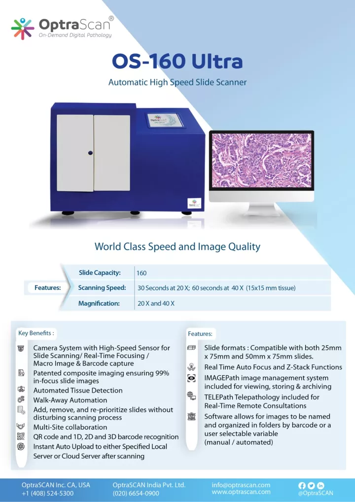 PPT - Digital Pathology Scanner-OptraSCAN OS-160 Ultra PowerPoint ...