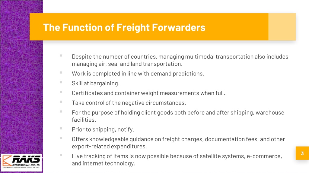 PPT - Know about Deciding On the Finest Air Freight Forwarder Singapore ...